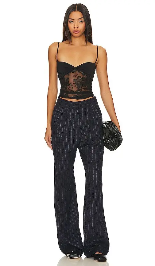 MUSIER PARIS Lalou Lace Top