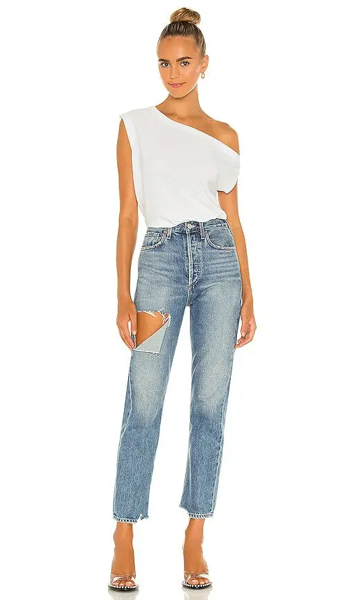 Norma Kamali Drop Shoulder Top