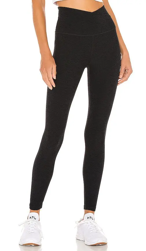 Beyond Yoga Spacedye At Your Leisure High Waisted Midi Legging In . Also - Black