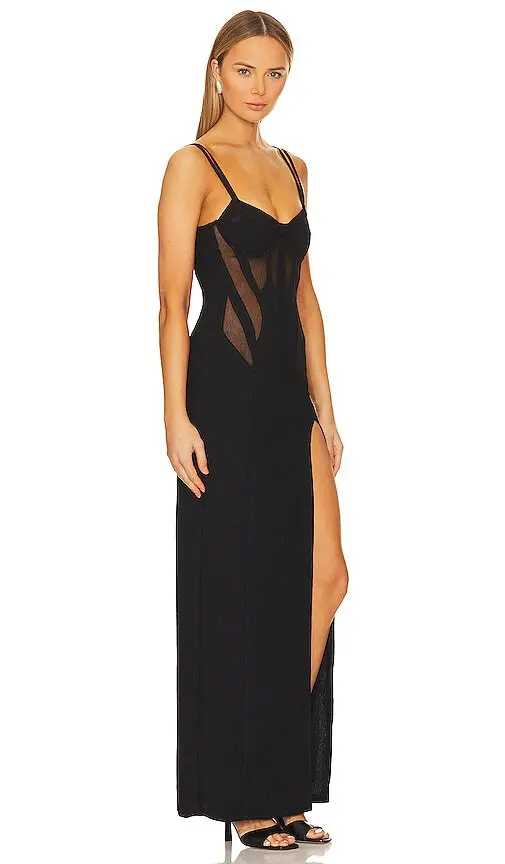 Nbd Estrella Maxi Dress With Slit
