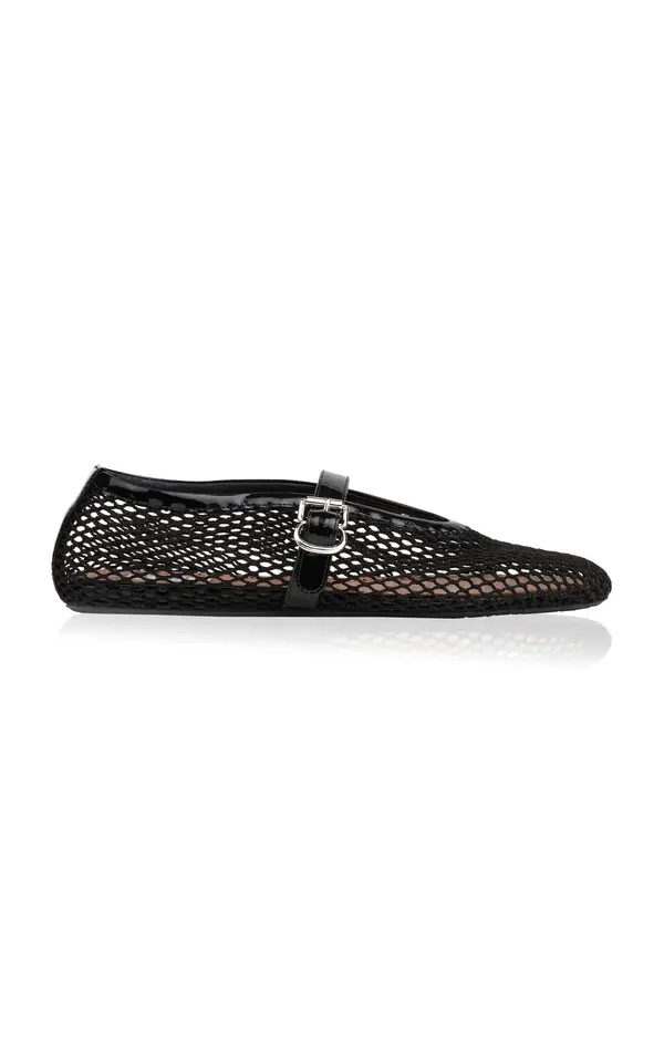 Alaïa Mary Jane Flats - Black
