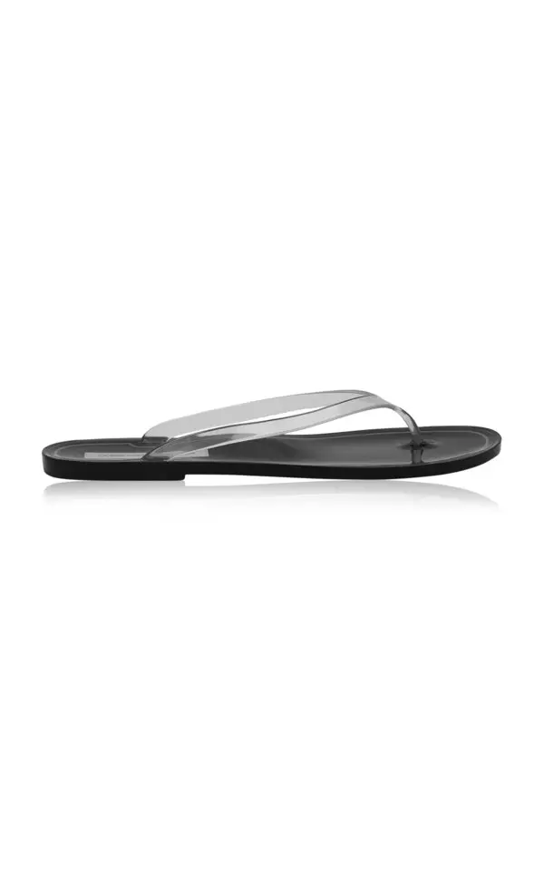 Christopher Esber Jo Pvc Flip Flop Sandals - Black