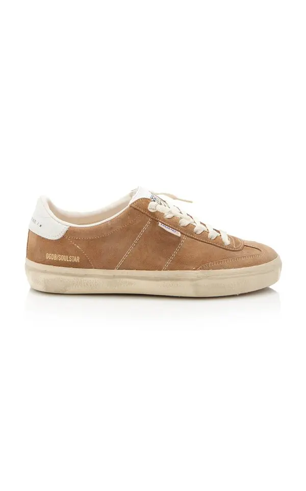 GOLDEN GOOSE Soul-star Suede Sneakers - Tan