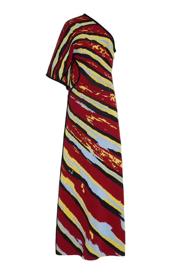 Bottega Veneta Jacquard-knit Maxi Dress - Multi