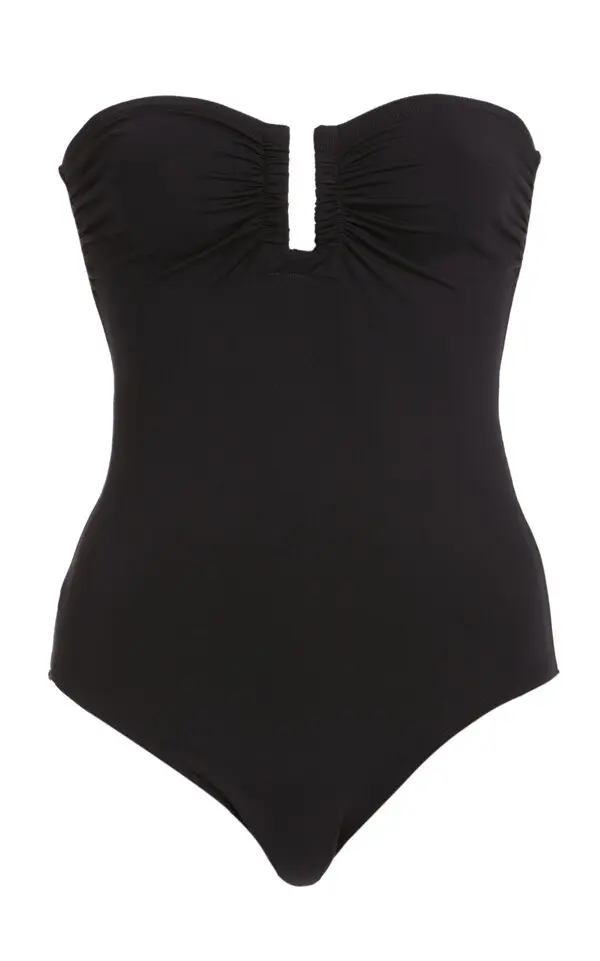 ERES Cassiopee Strapless Shirred One-piece Swimsuit