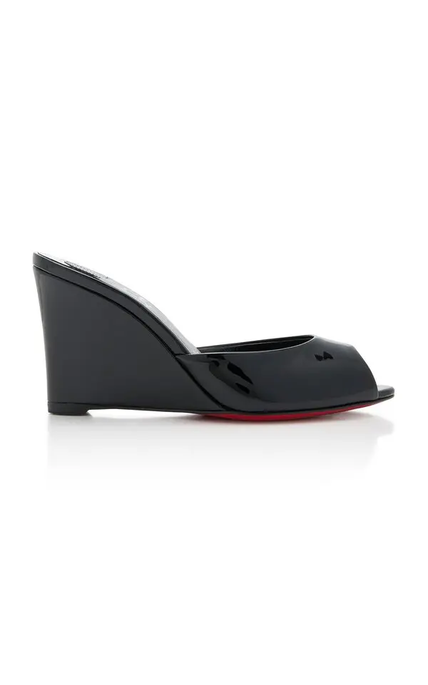 CHRISTIAN LOUBOUTIN Me Dolly 85mm Wedge Pumps - Black