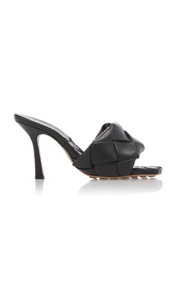 Bottega Veneta Lido Sandals - Black