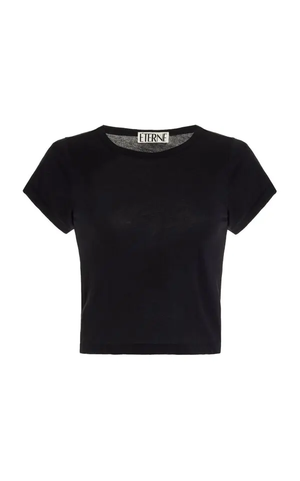 Eterne Cotton-blend Baby T-shirt - Black