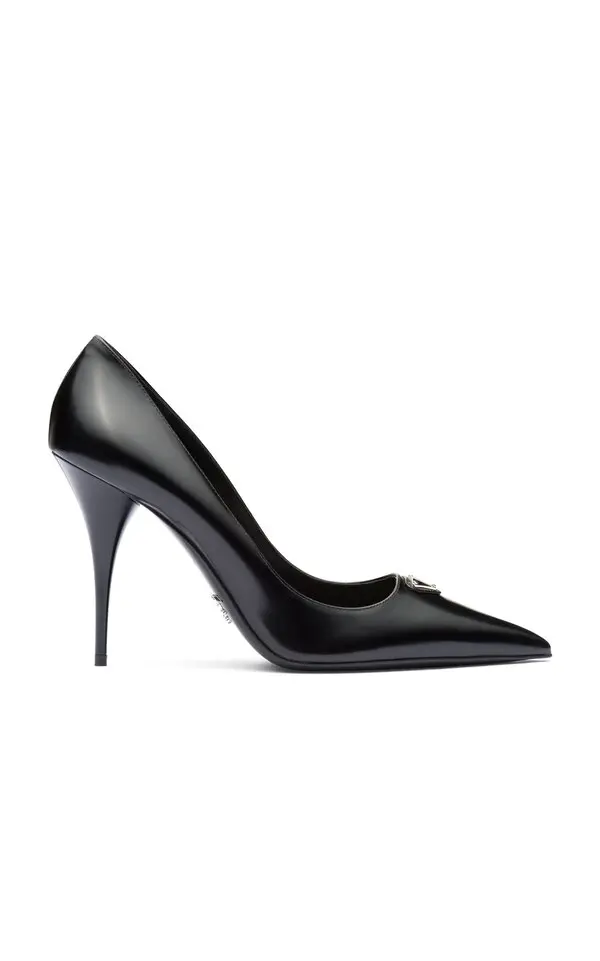 Prada Leather Pumps - Black