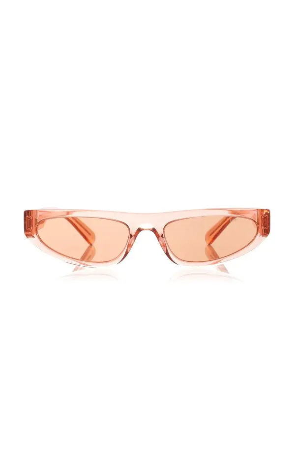 Miu Miu Cat Eye Acetate Sunglasses - Red