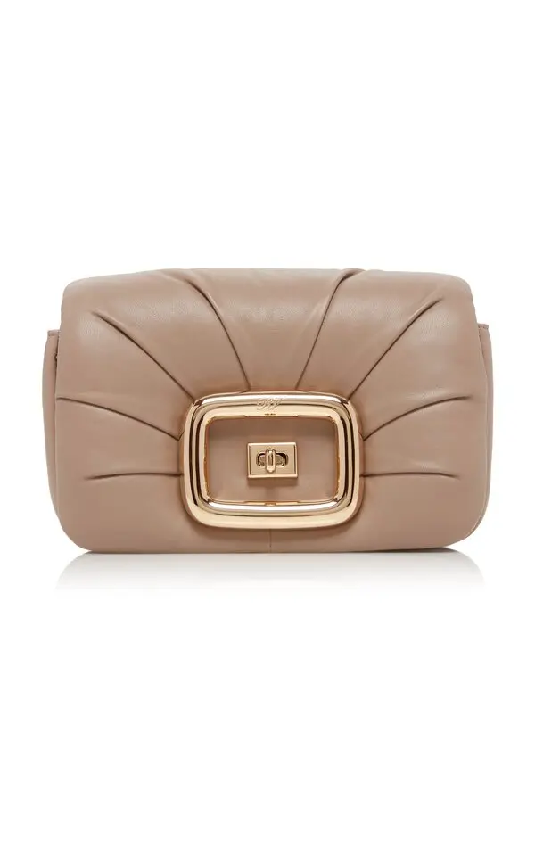 ROGER VIVIER Viv Choc Me Leather Mini Bag