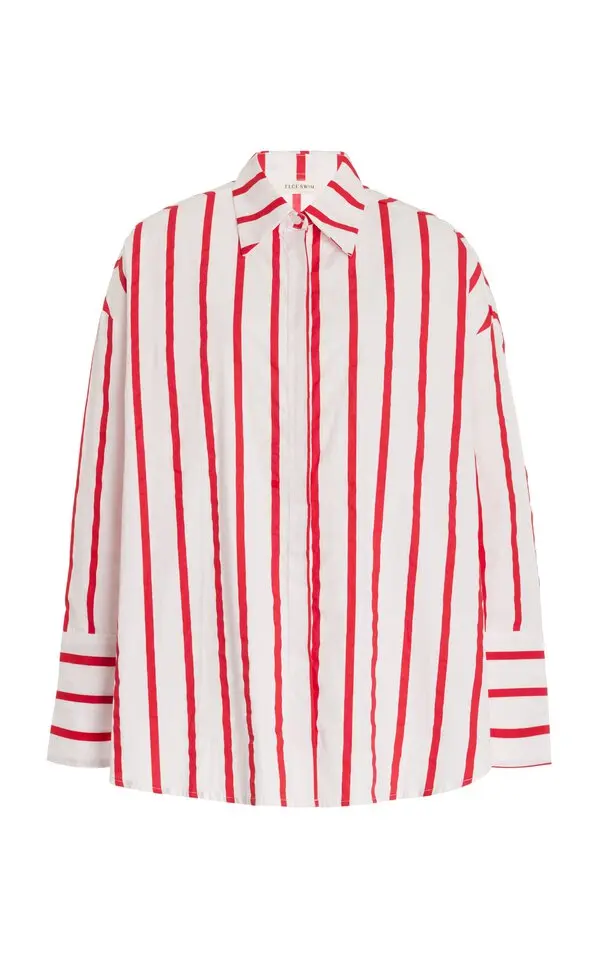 ELCE Reverie Cotton Poplin Striped Shirt - Stripe