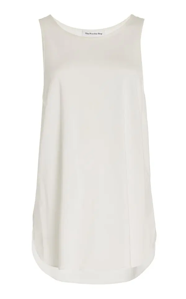 THE FRANKIE SHOP Alma Knit Tank Top - White