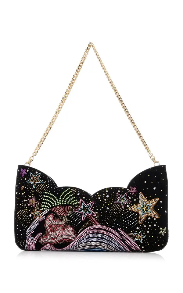 CHRISTIAN LOUBOUTIN Hot Chick Starlight Strass Baguette