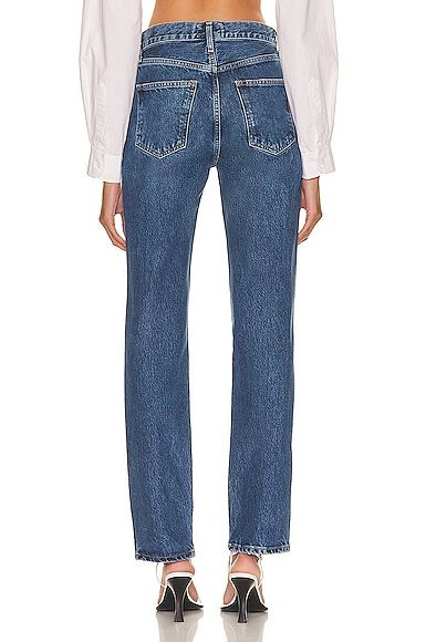 AGOLDE Lana Mid Rise Straight Jeans