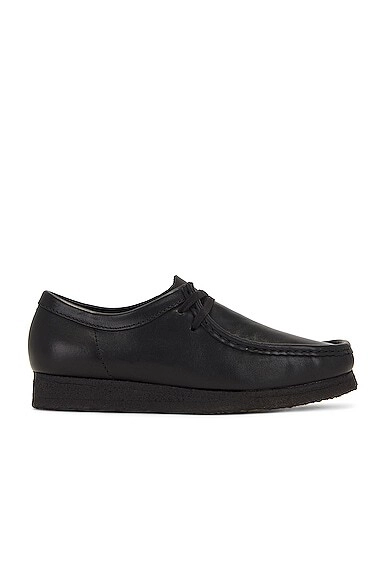 Clarks Wallabee Lace Up Shoes - Black