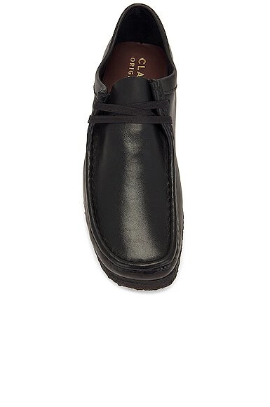 Clarks Wallabee Lace Up Shoes - Black