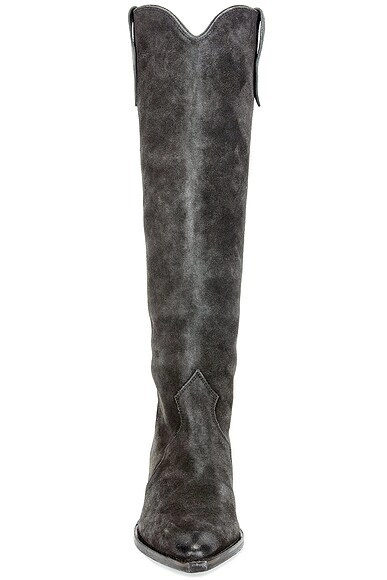 Isabel Marant Étoile Denvee Suede Boot - Faded Black
