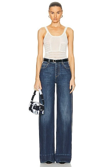 Bottega Veneta Wide Leg Jeans