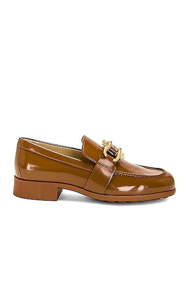 Bottega Veneta Madame Loafers - Cognac