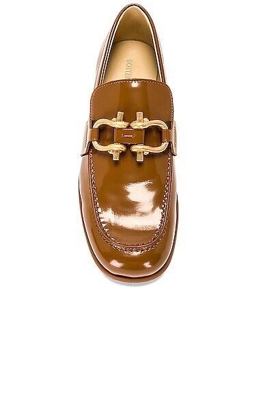 Bottega Veneta Madame Loafers - Cognac