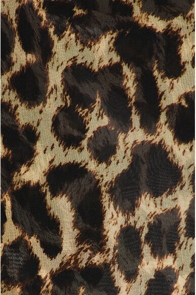 Saint Laurent Print Marcel Cravate Top