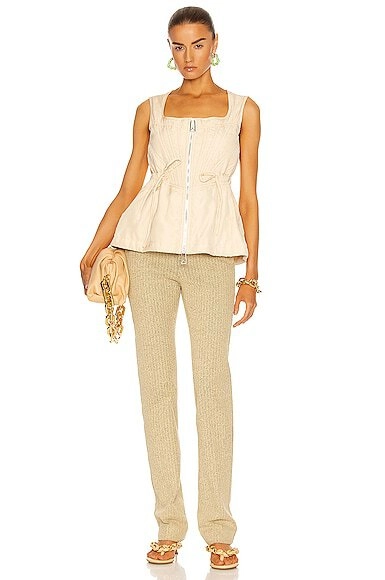Bottega Veneta Washed Fluid Parachute Top
