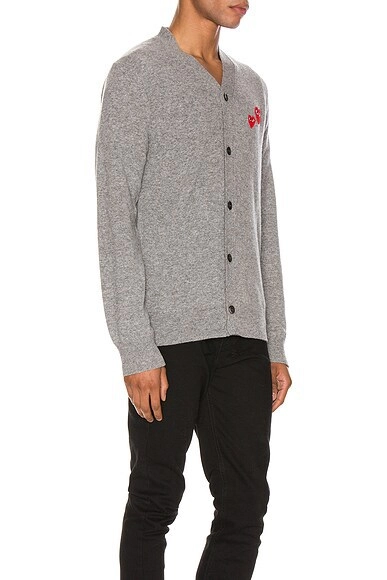 Play Comme Des Garcon Multiheart Cardigan