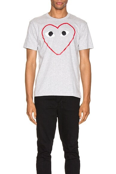Play Comme Des Garcon Heart Logo Tee