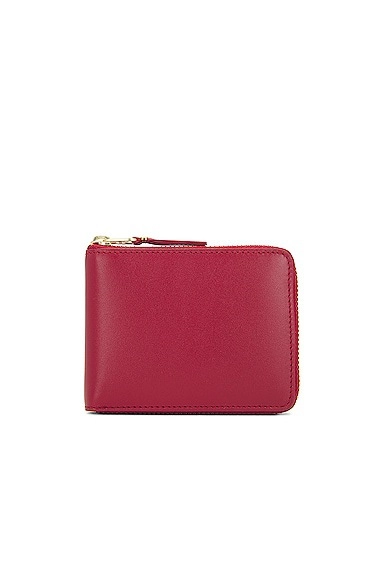 Comme Des Garçons Classic Leather Zip Wallet - Red