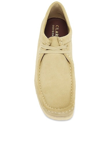 Clarks Wallabee Suede Shoes - Maple Suede