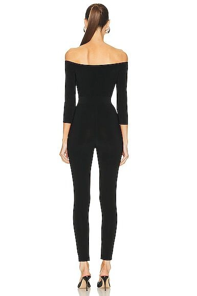 Norma Kamali Off-shoulder Catsuit