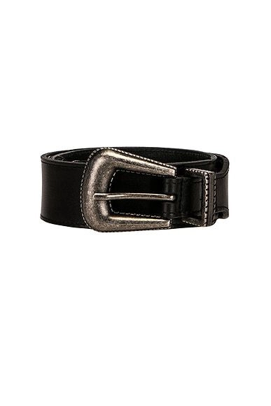Saint Laurent Folk Buckle Belt