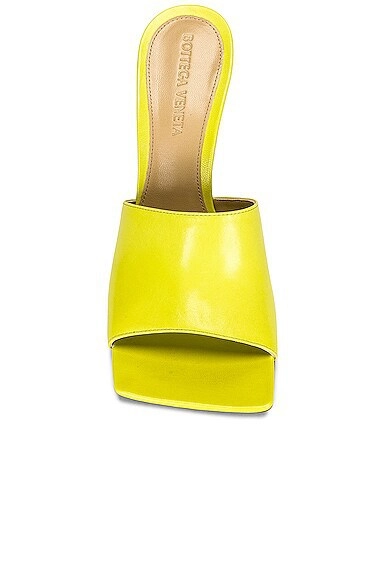 Bottega Veneta Stretch Mule Wedges - Kiwi