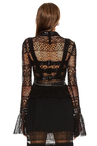 Alaïa Fitted Long Sleeve Top