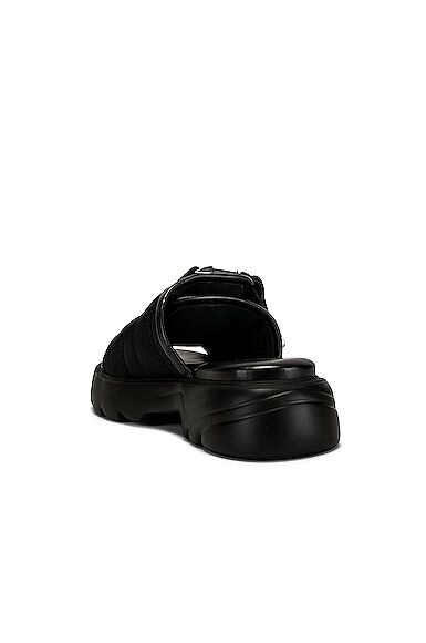 Bottega Veneta Flash Buckle Sandals - Black
