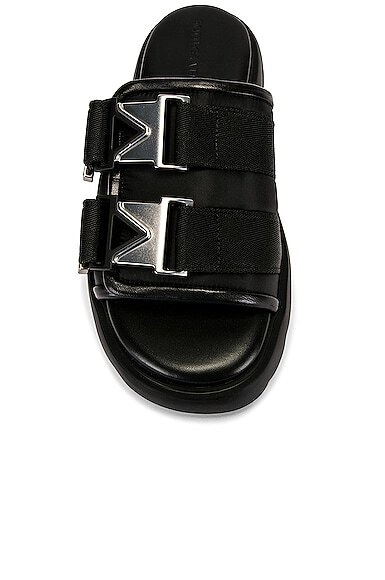 Bottega Veneta Flash Buckle Sandals - Black