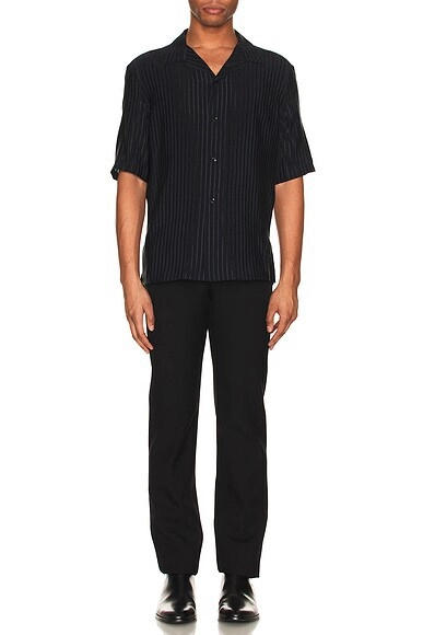 Saint Laurent Chemise Polo Col Requin
