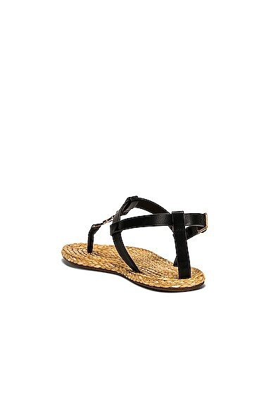 Saint Laurent Cassandra Flat Sandals