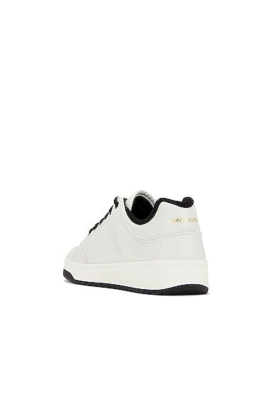 Saint Laurent Sl61 Low Top Sneaker Cuir Meridiano Micro Perf