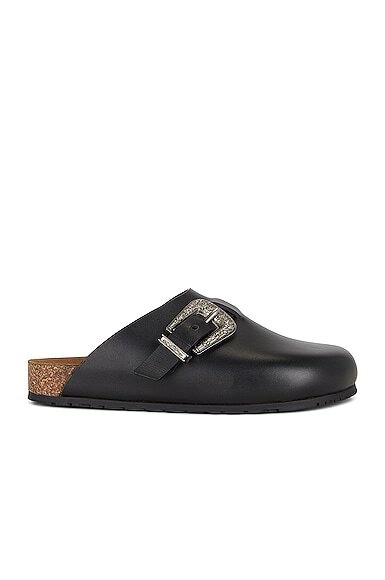 Saint Laurent Western Buckles Mule