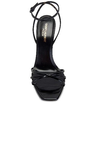 Saint Laurent Opyum Sandal With Cassandre Heel