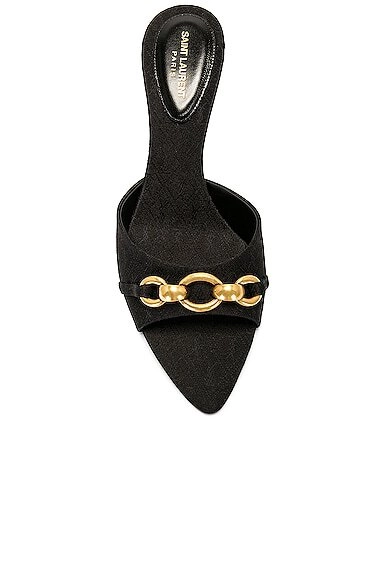 Saint Laurent Buckle Mule Sandal