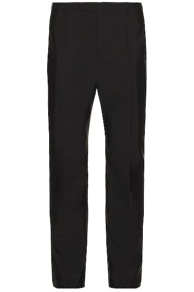 Saint Laurent Pantalons Taille Hau - Noir