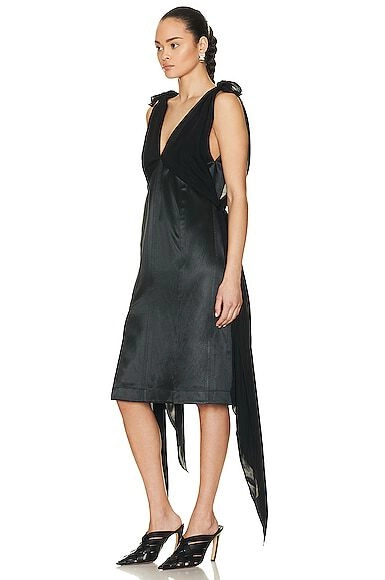 Bottega Veneta Heavy Fluid Silk Dress