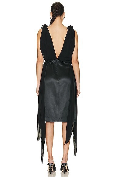 Bottega Veneta Heavy Fluid Silk Dress
