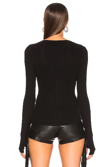 Enza Costa Silk Rib Henley