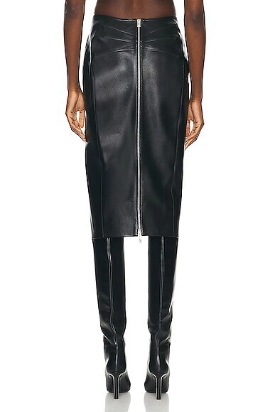 Alaïa Leather Pencil Skirt