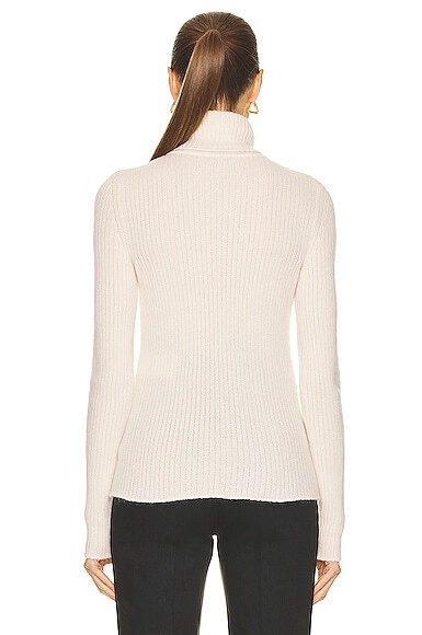 Saint Laurent Ribbed Turtleneck Sweater