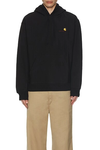 Carhartt Work In Progress American Script Hoodie - Black